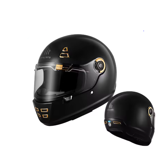 MT HELMET FULL FACE GO KART HELMET, RACE / MOTORCYCLE HELMET ECE/DOT ...